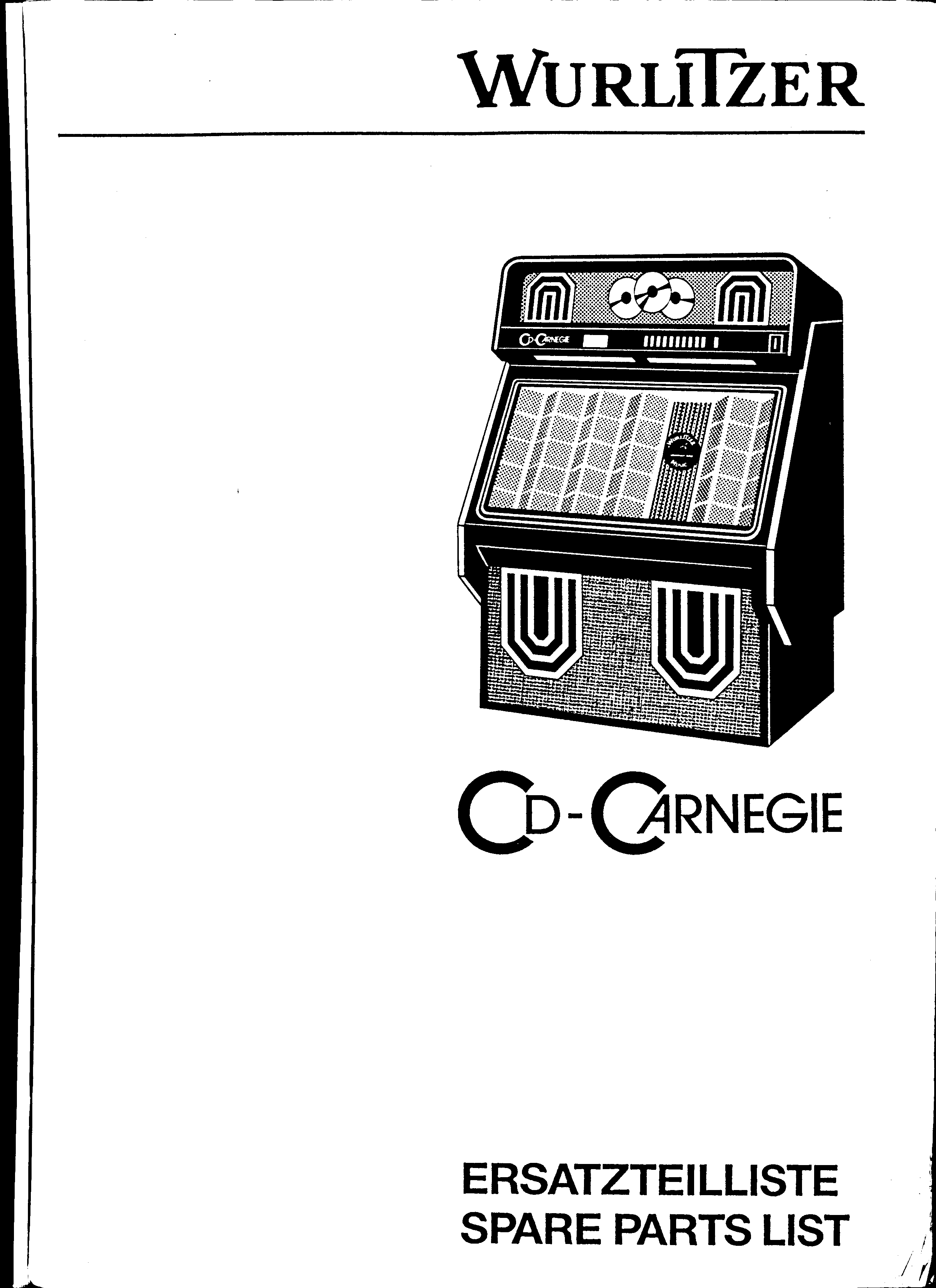 Wurlitzer CD Carnegie Service Manual [English,German] (22 Pages ...